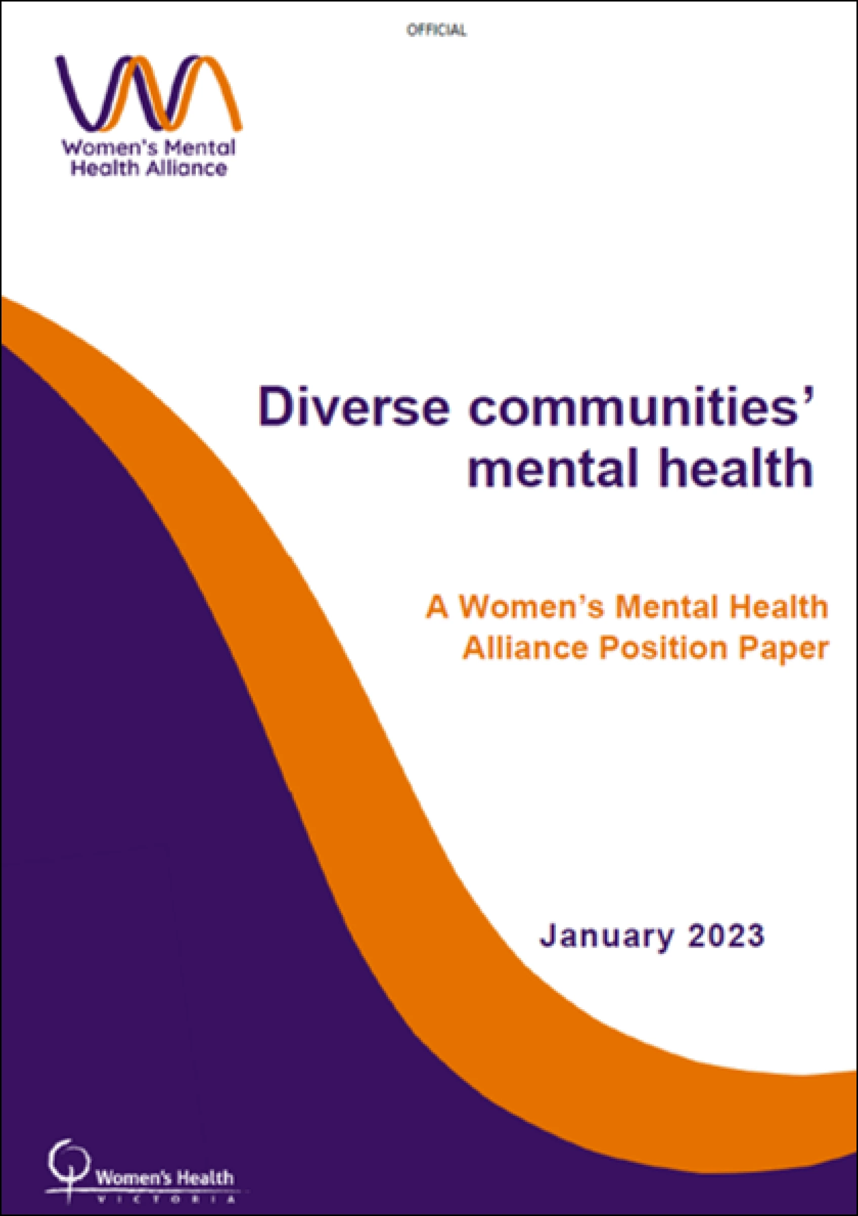 Position Paper on diverse communities' mental health - Women's Health ...